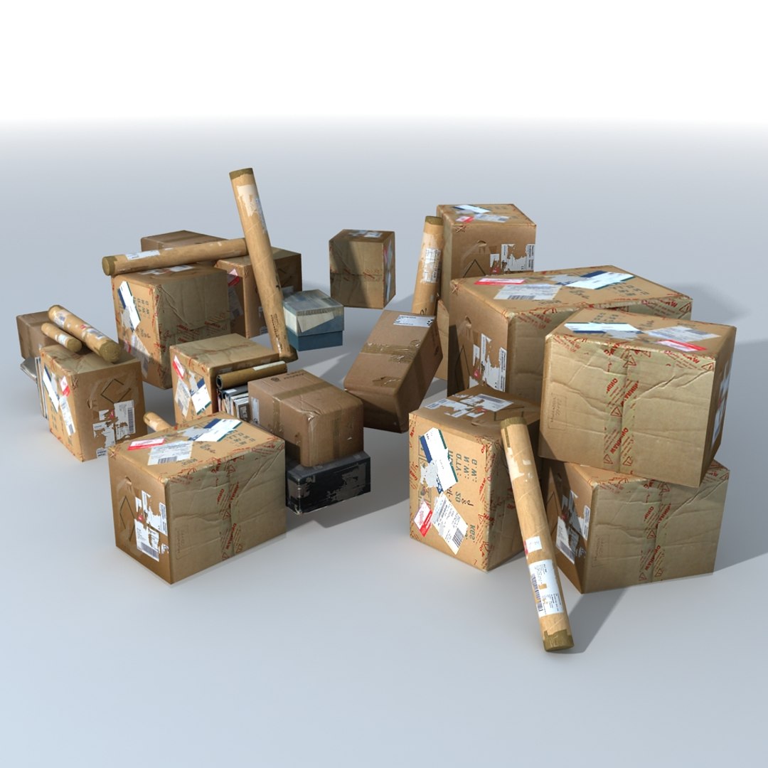 Warehouse Clutter 3d Max