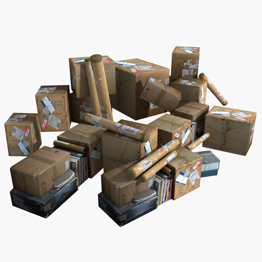 Warehouse Clutter 3d Max