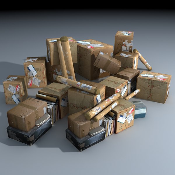 warehouse clutter 3d max