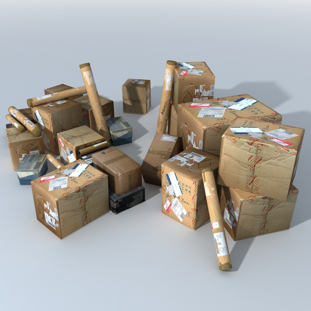 Warehouse Clutter 3d Max
