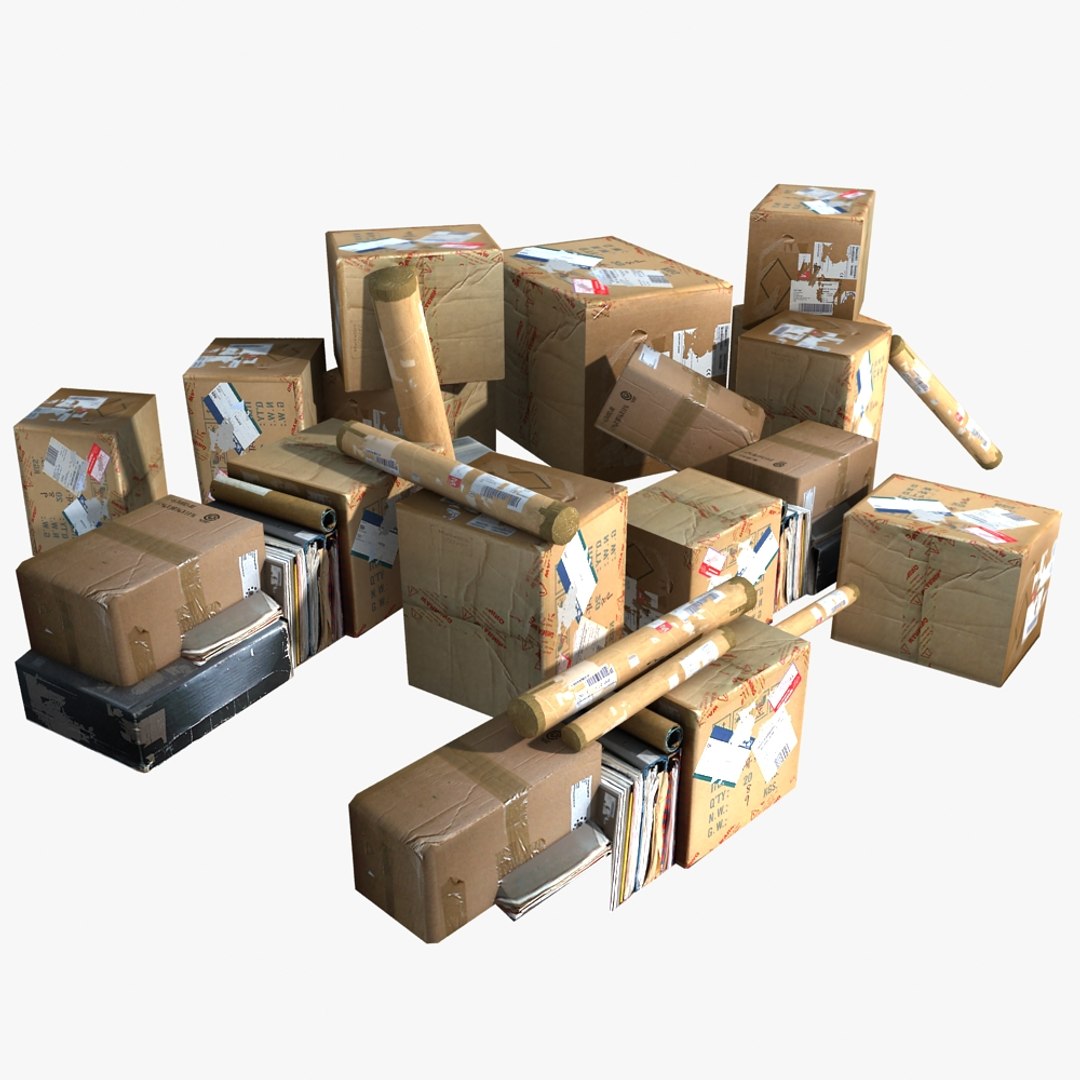 Warehouse Clutter 3d Max