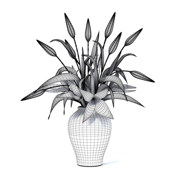 flower lilies 3d max