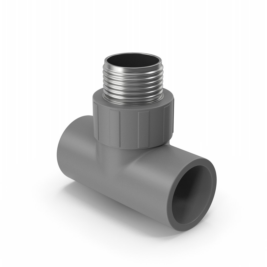 Grey Male Tee Pipe 3D Model - TurboSquid 1967495