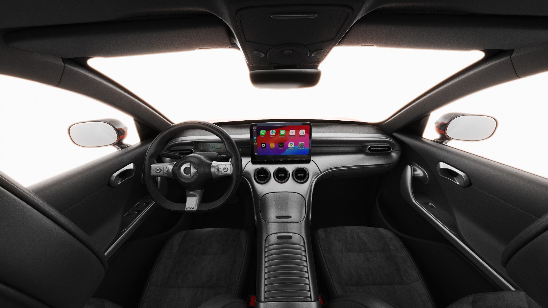 Smart 3 Brabus 2024 With Interior Model - TurboSquid 2232562