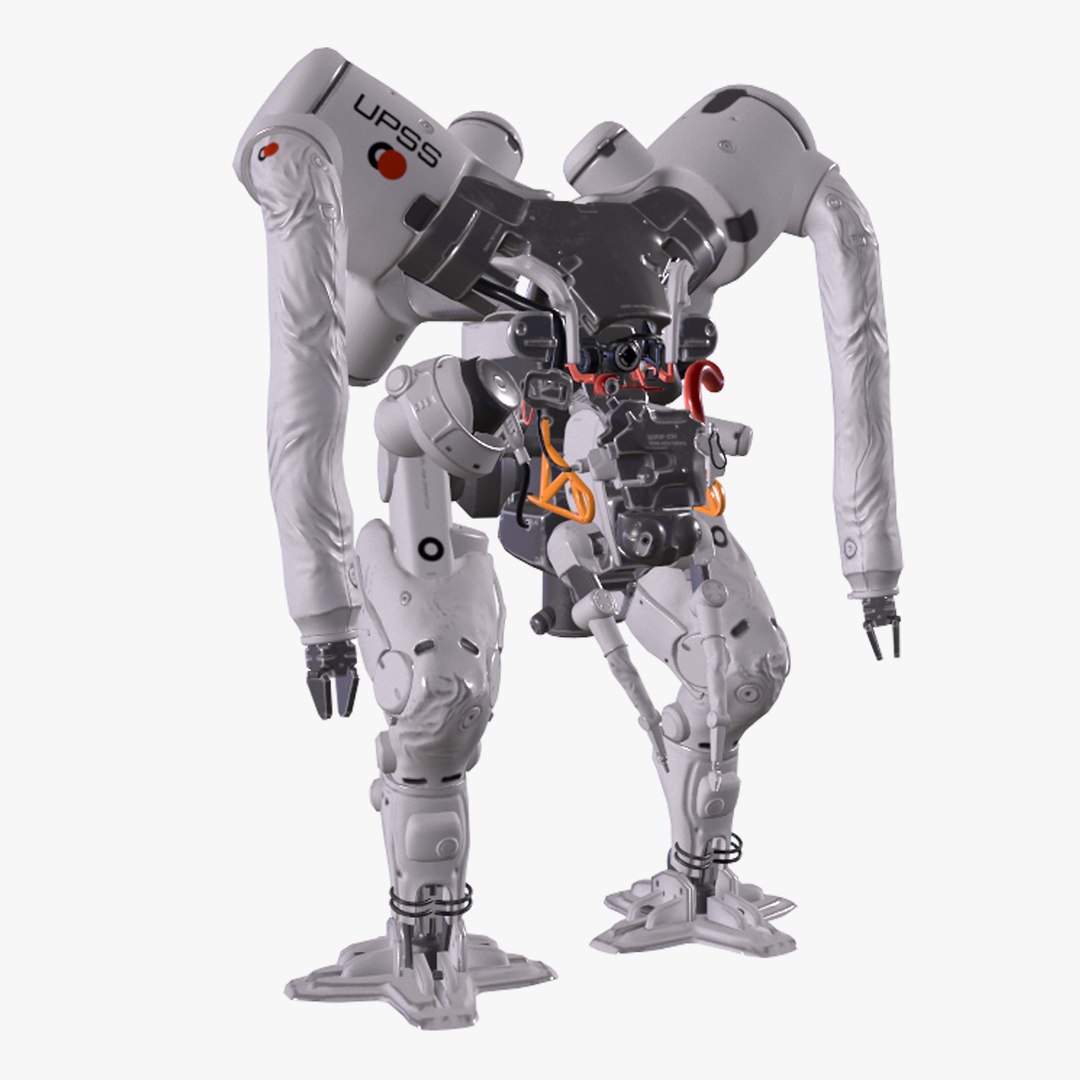 Free 3D Free lowpoly model robot- mech model - TurboSquid 2047157
