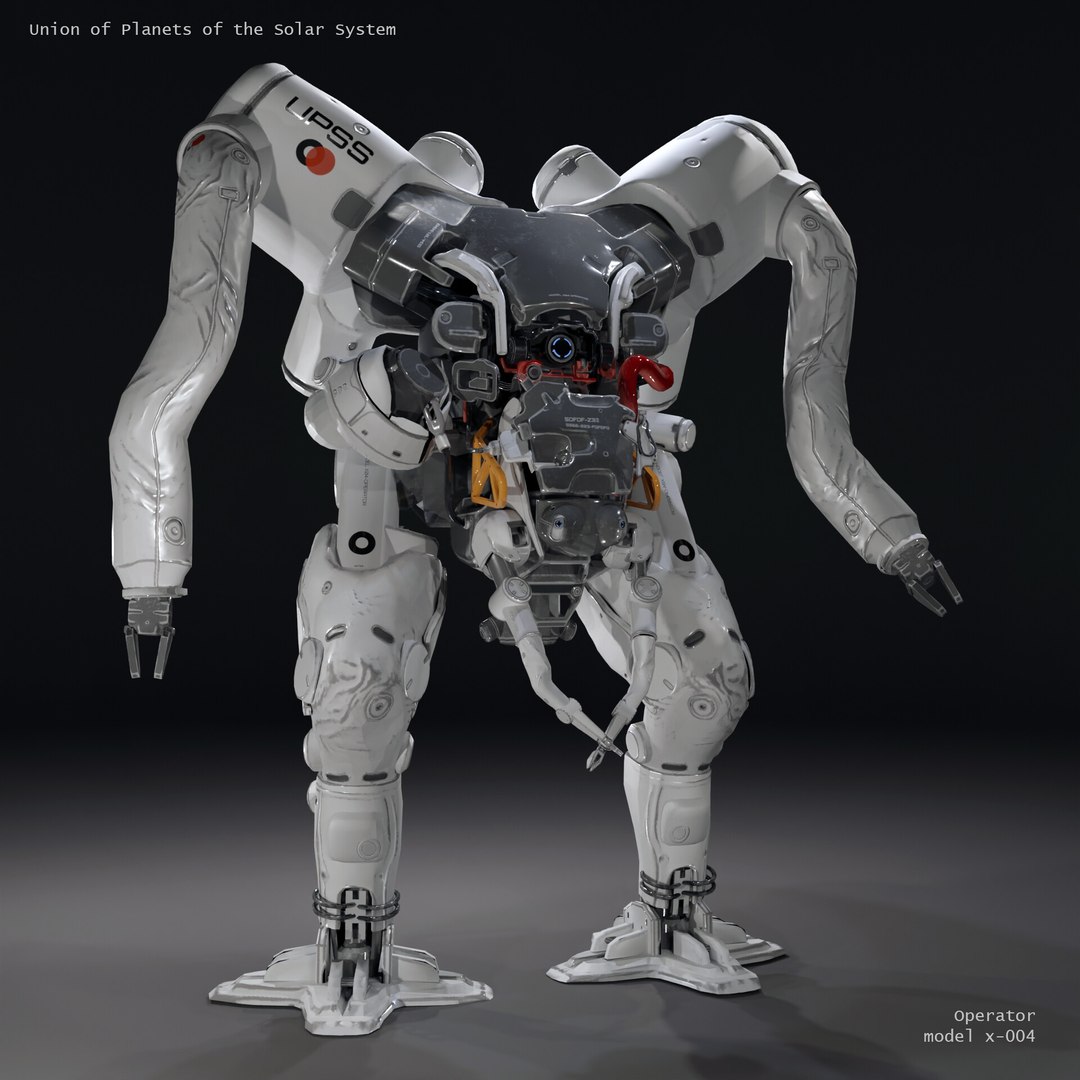 Free 3D Free Lowpoly Model Robot- Mech Model - TurboSquid 2047157