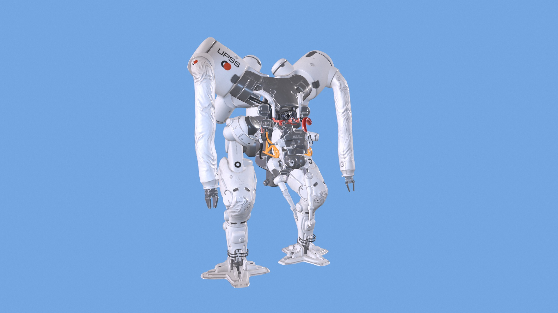 Free 3D Free Lowpoly Model Robot- Mech Model - TurboSquid 2047157