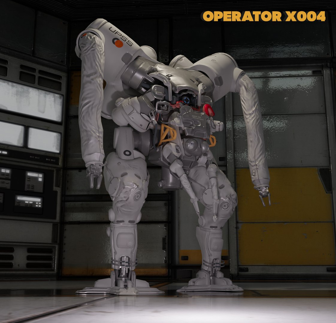 Free 3D Free Lowpoly Model Robot- Mech Model - TurboSquid 2047157