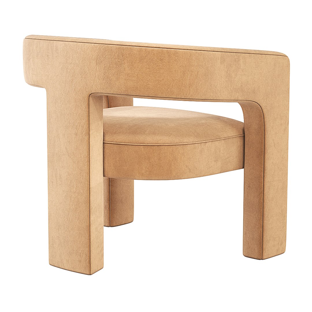 INES Chair Restoration Hardware RH 3D Model - TurboSquid 1947648