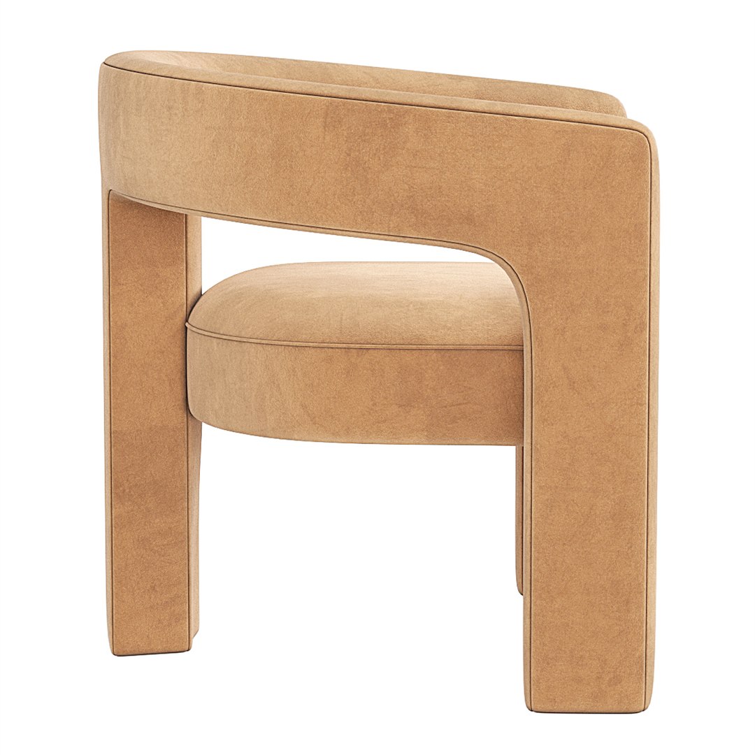 INES Chair Restoration Hardware RH 3D Model - TurboSquid 1947648