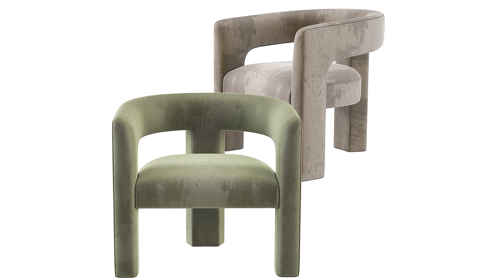 INES Chair Restoration Hardware RH 3D Model - TurboSquid 1947648