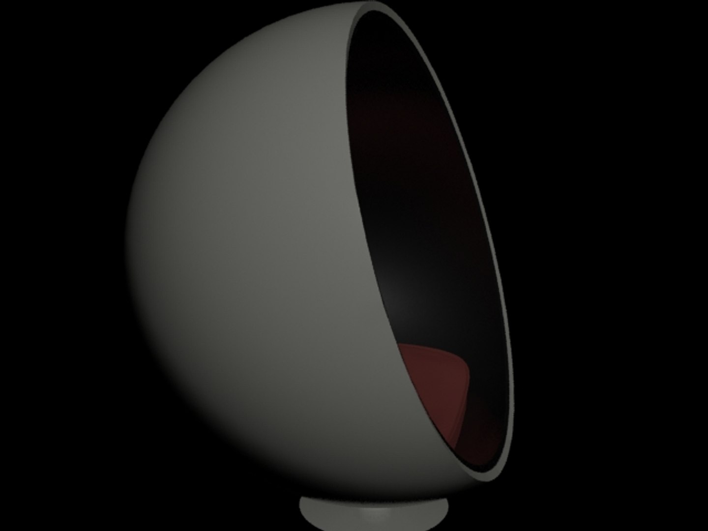 3d Model Sphere Chair