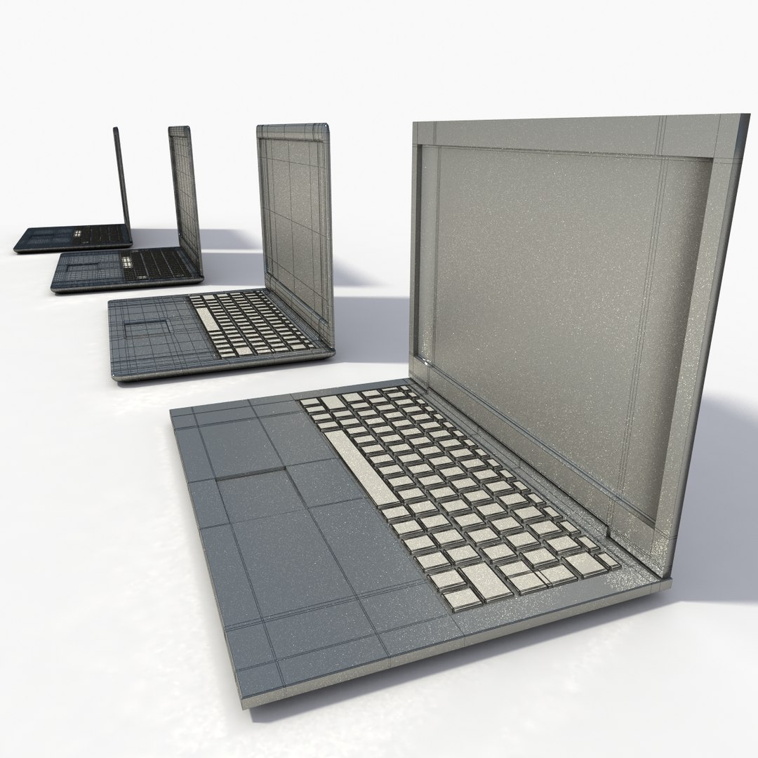 Stand Laptop 3d Model