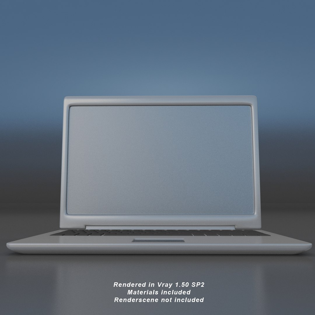Stand Laptop 3d Model