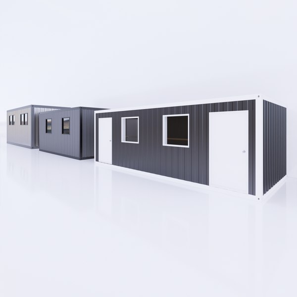 Família do Revit paramétrico completo de contêiner Modelo 3D ...