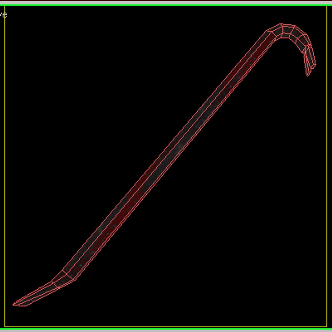 3d 3ds Crowbar Bar