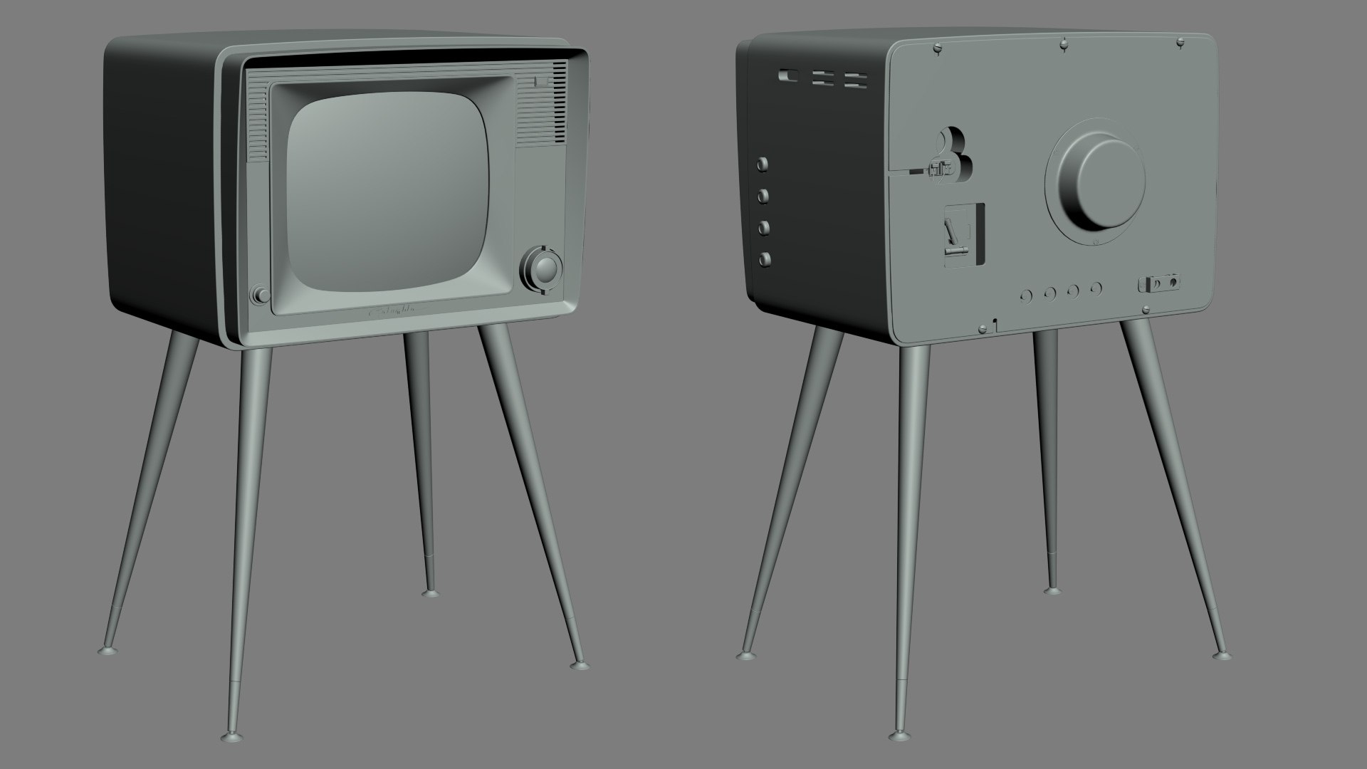 3D Retro TV Nippon Columbia Model - TurboSquid 2076517