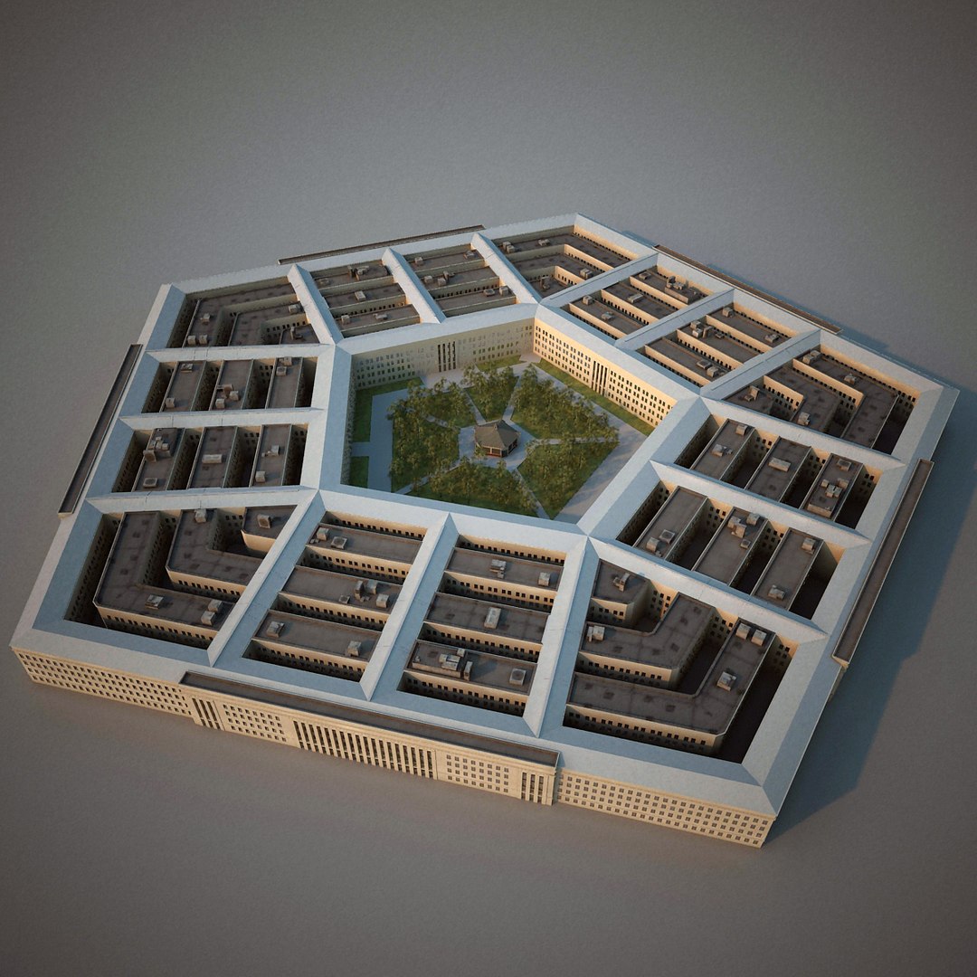 Pentagon Modelled 3ds