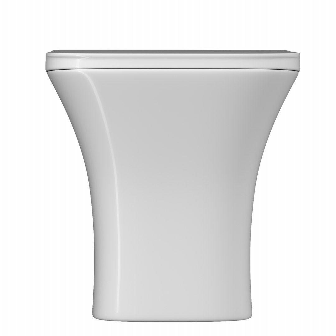 3D Wall Hung Water Closet Model - TurboSquid 1694522