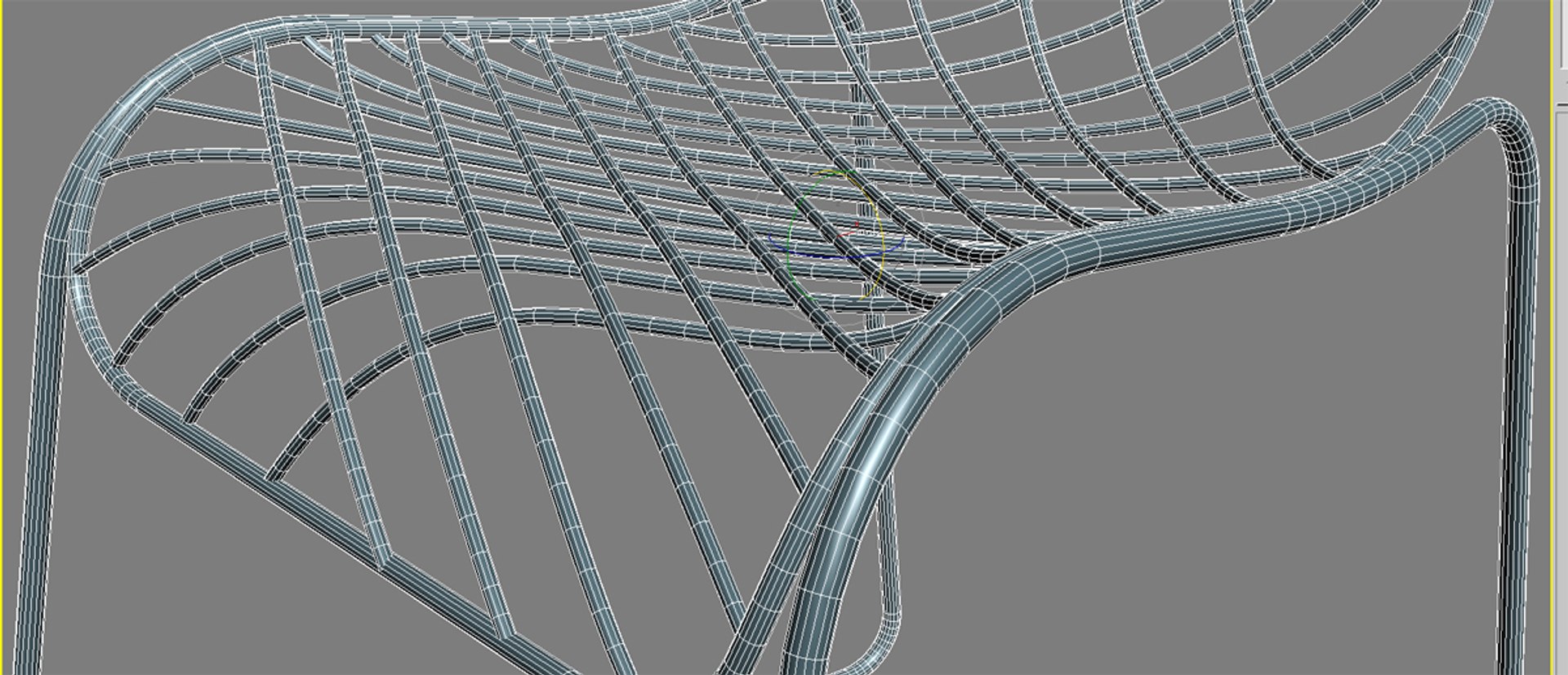 Sam Johnson Net Chair 3d Model