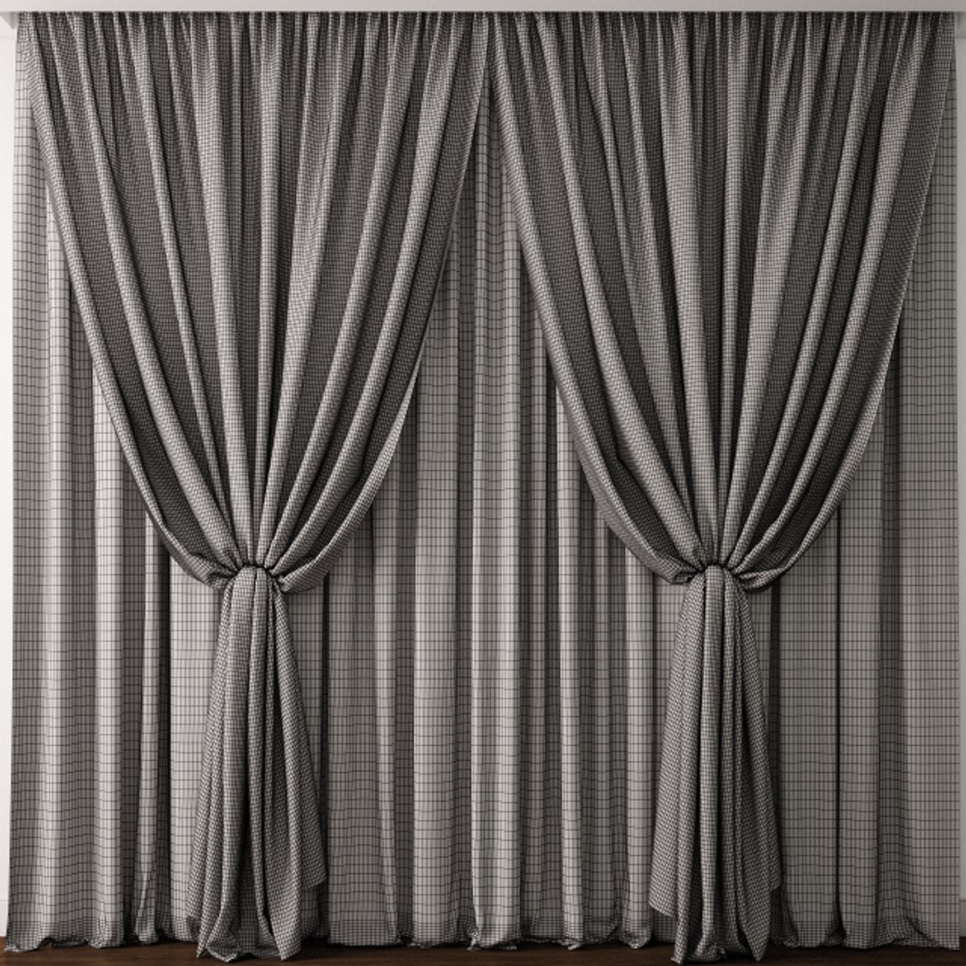 3D Curtains Model - TurboSquid 1207913