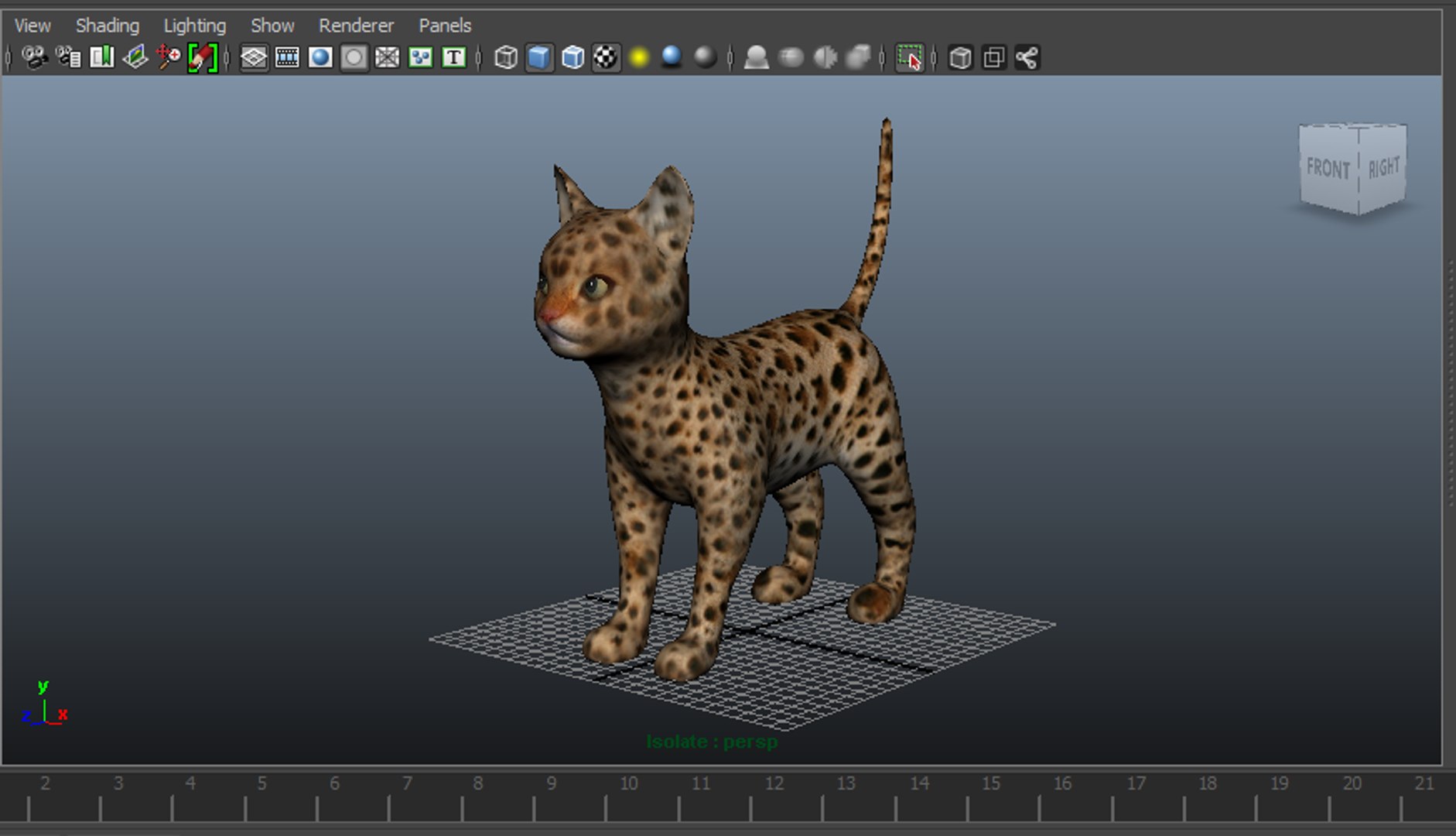 3D Model Cat Rigged Animation - TurboSquid 1204491