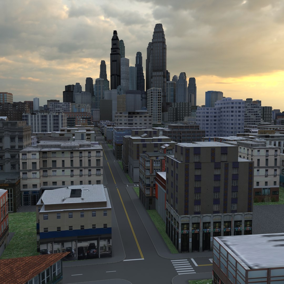 City 87 3D Model - TurboSquid 2157215