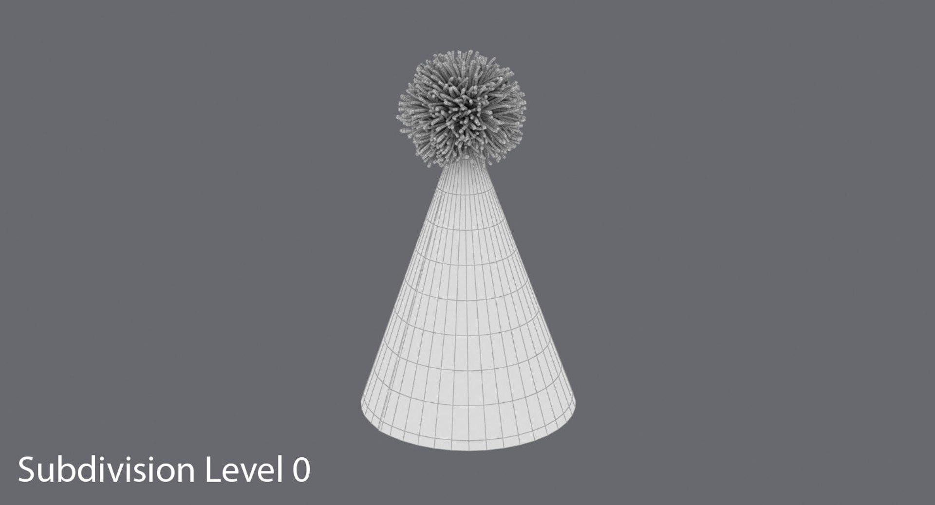 3d Model Party Hat 01 Red