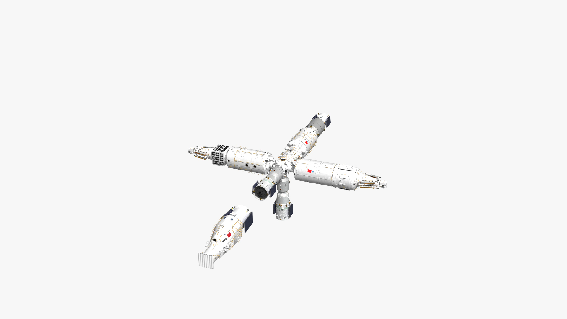 China Space Station Model - TurboSquid 1910379