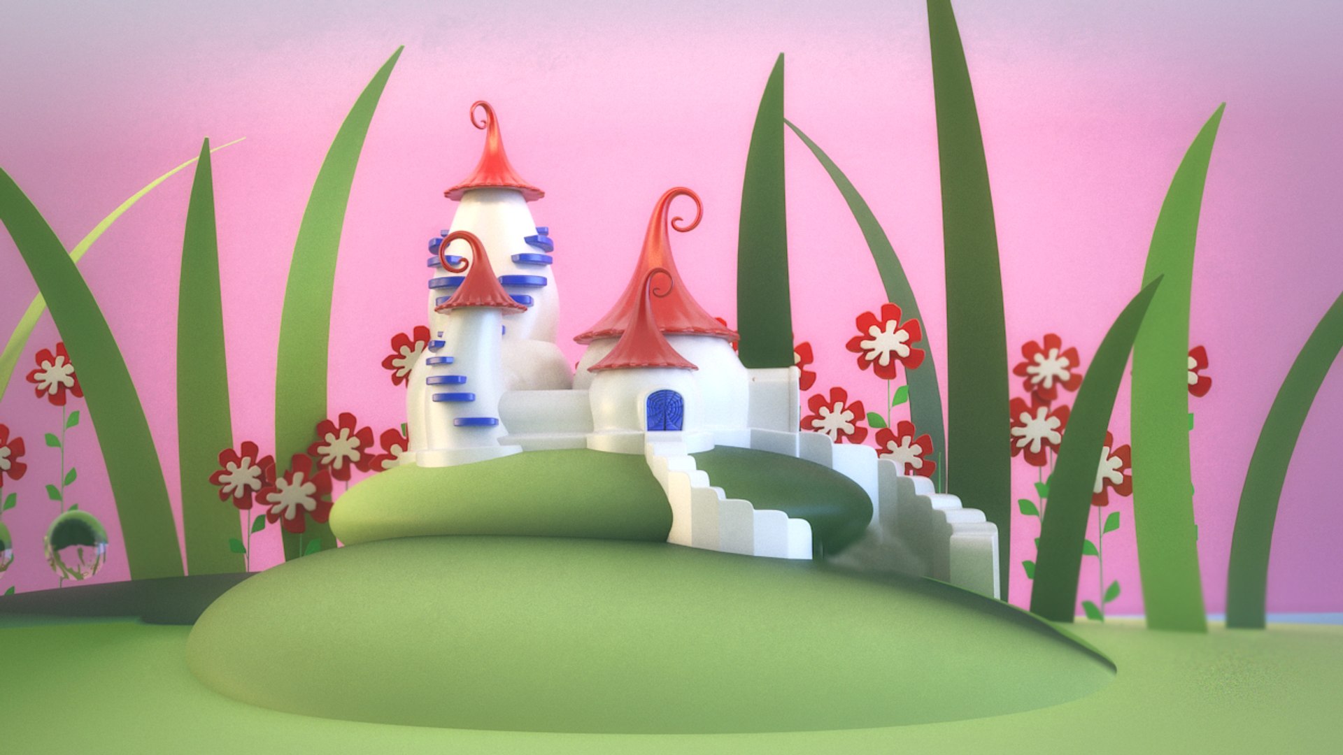 Cartoon Toon House 3D - TurboSquid 1274886