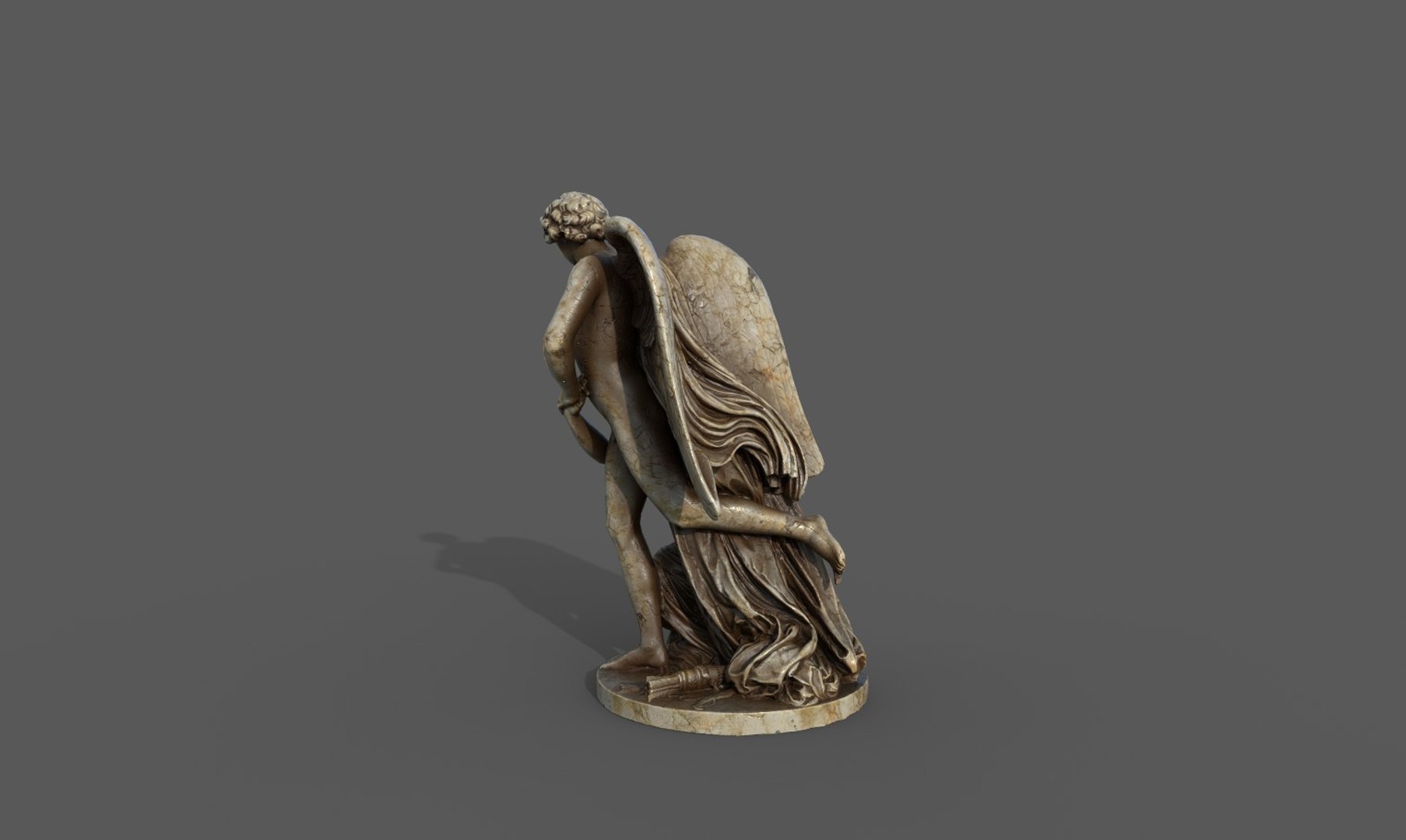 3D Amor and Psyche statue - TurboSquid 1825651