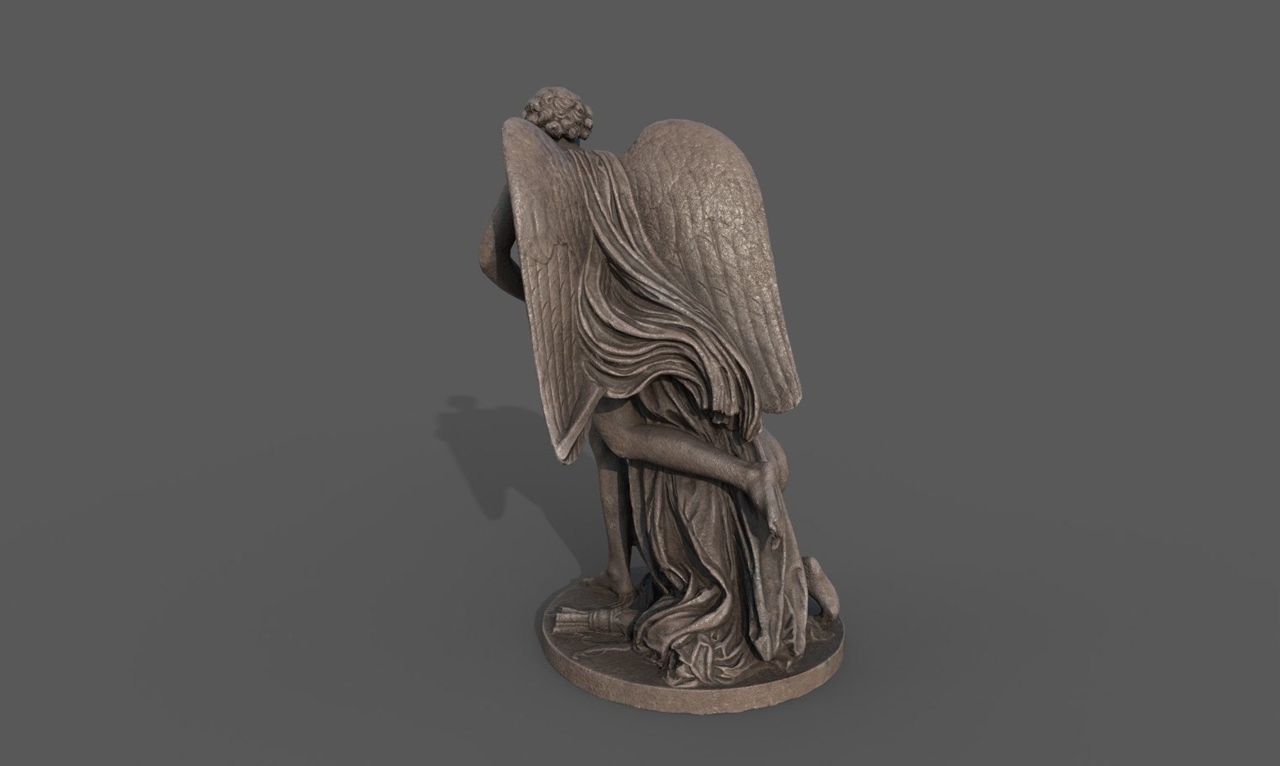 3D Amor And Psyche Statue - TurboSquid 1825651
