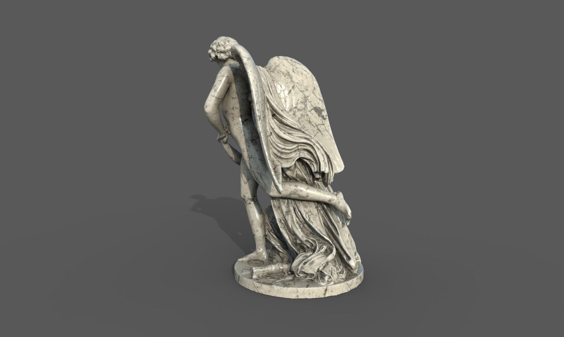 3D Amor and Psyche statue - TurboSquid 1825651