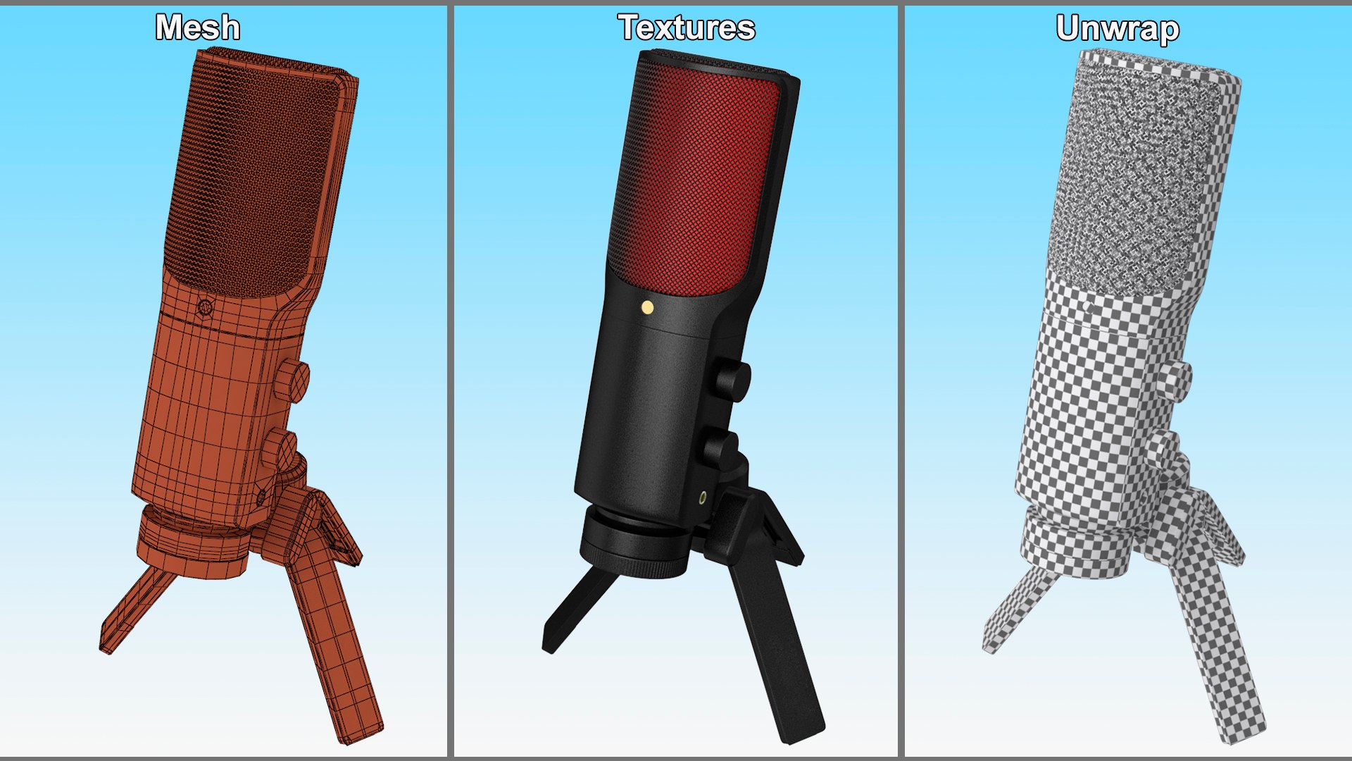 Professional Podcasting Microphone 3D - TurboSquid 2162285