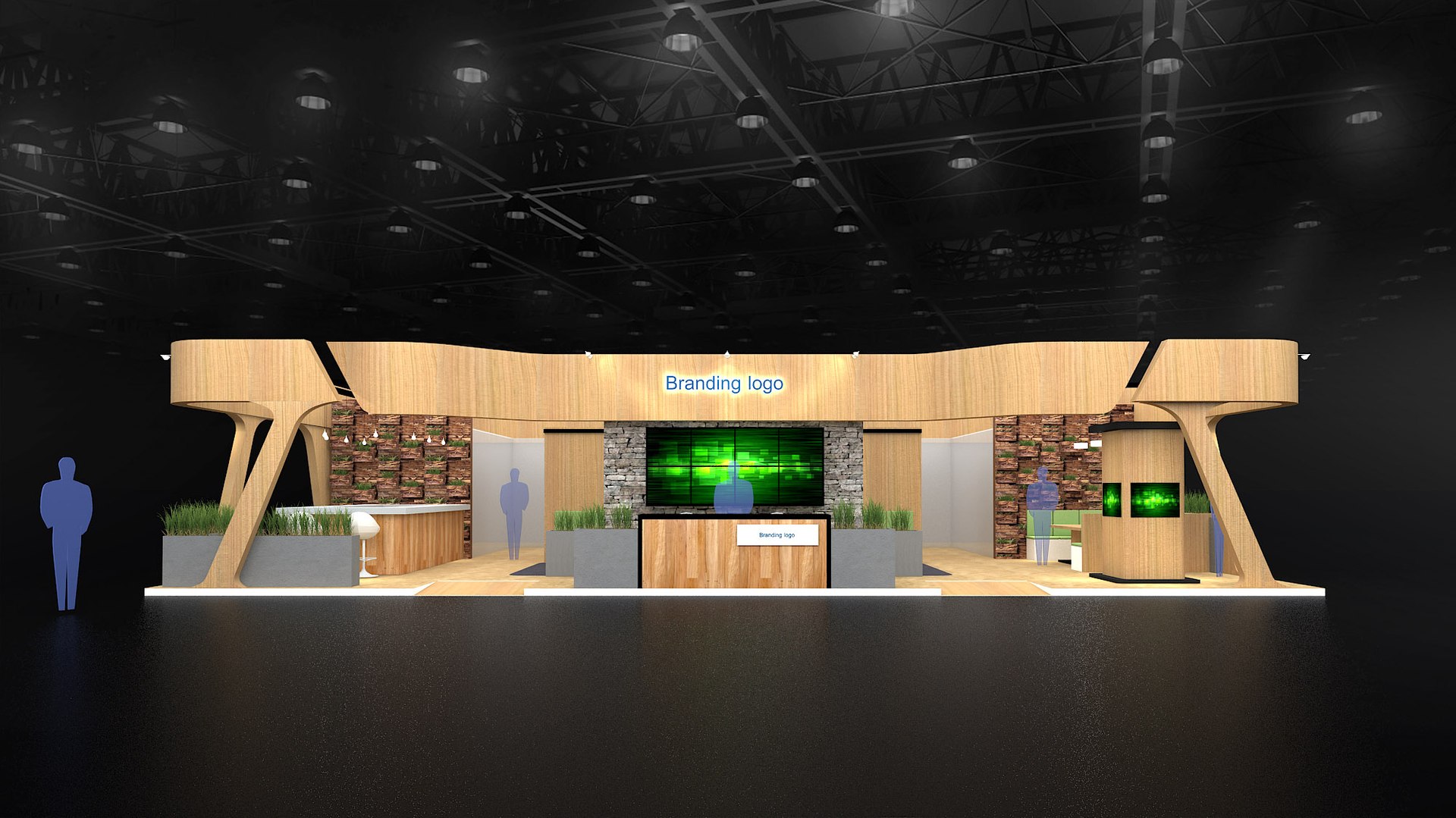 3D Custom booth Pavilion version 1 - TurboSquid 1831927