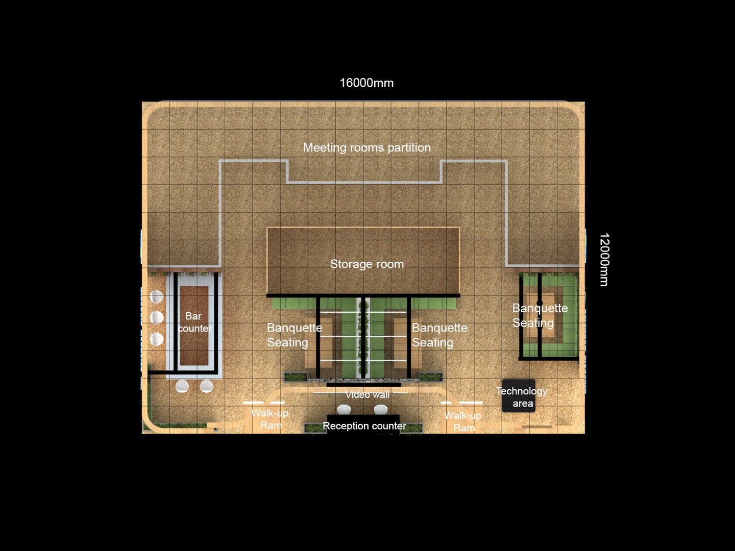 3D Custom booth Pavilion version 1 - TurboSquid 1831927