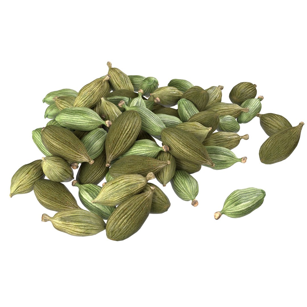 Dried Green Cardamom Pile 3D Model - TurboSquid 2406398
