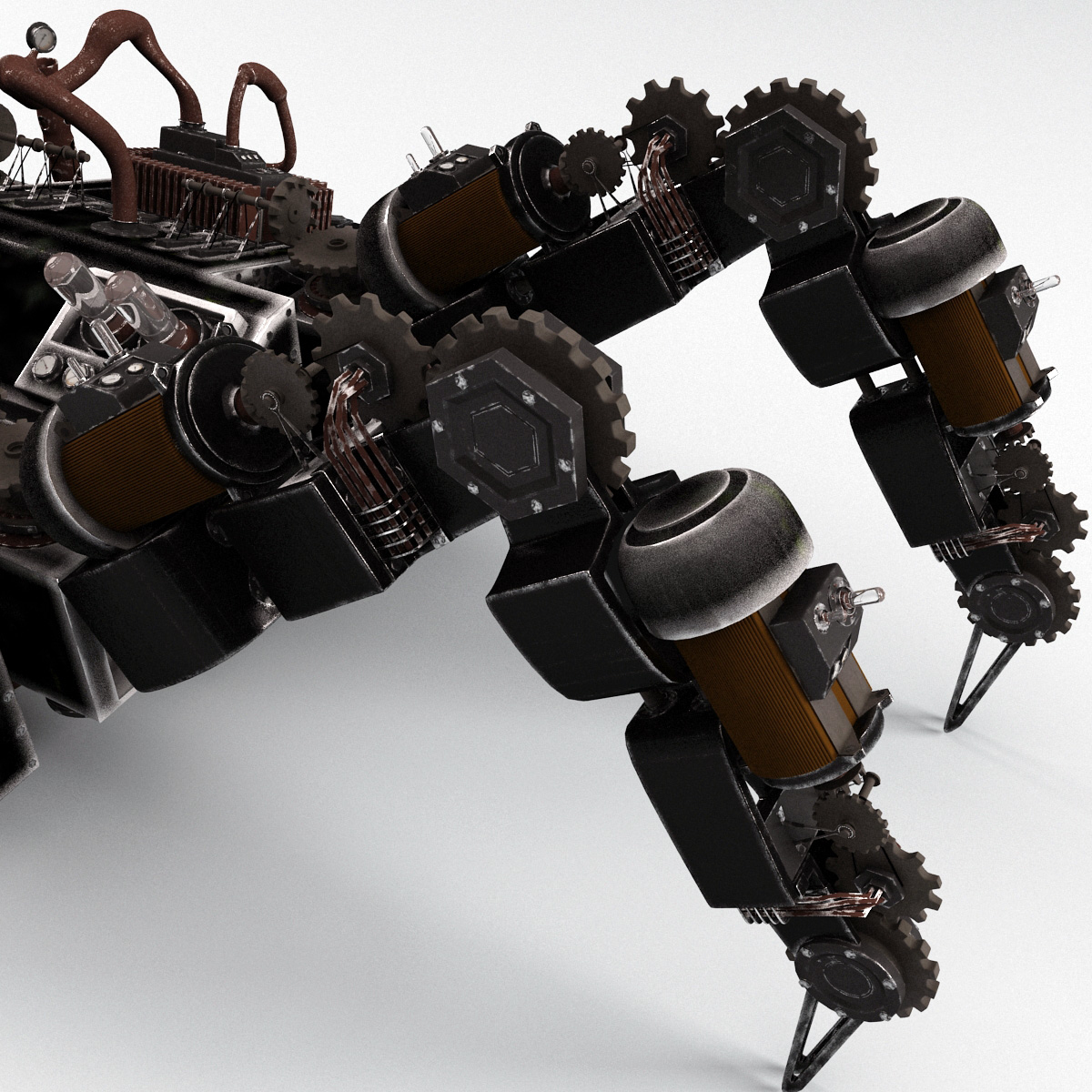 3dsmax robot spider r2