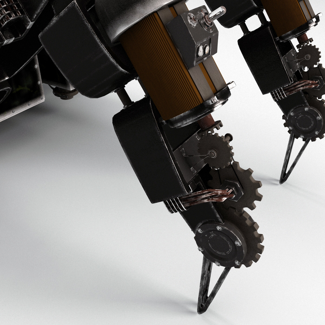 3dsmax robot spider r2