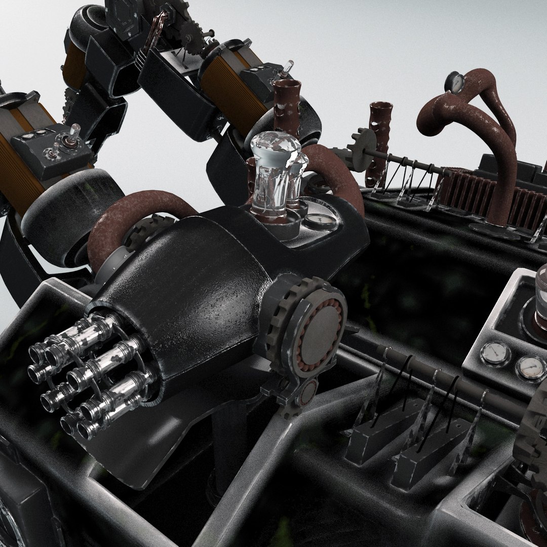 3dsmax robot spider r2