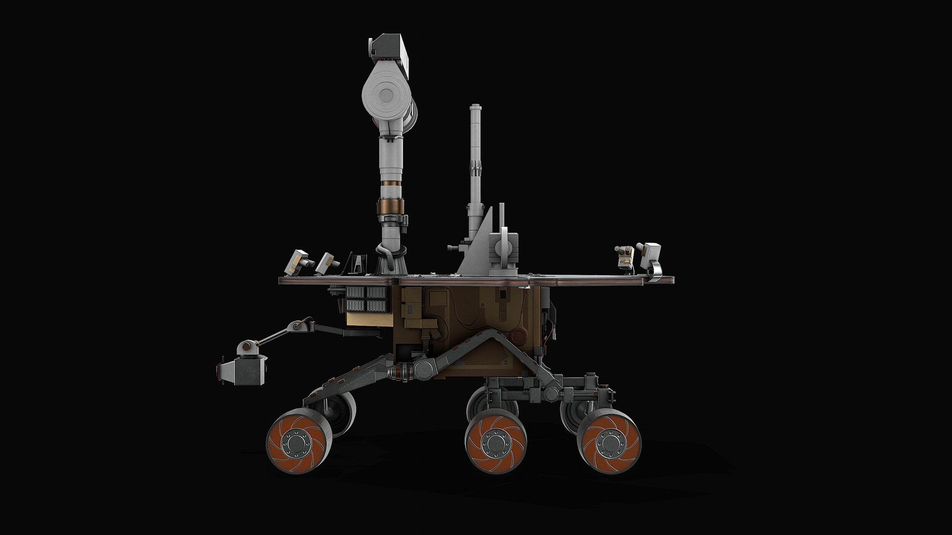Mars Rover Spirit 3D - TurboSquid 2234739