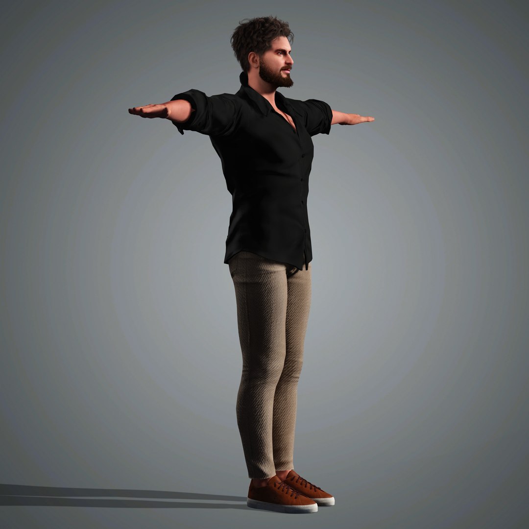 Andrew Garfield Character Model - TurboSquid 2325874