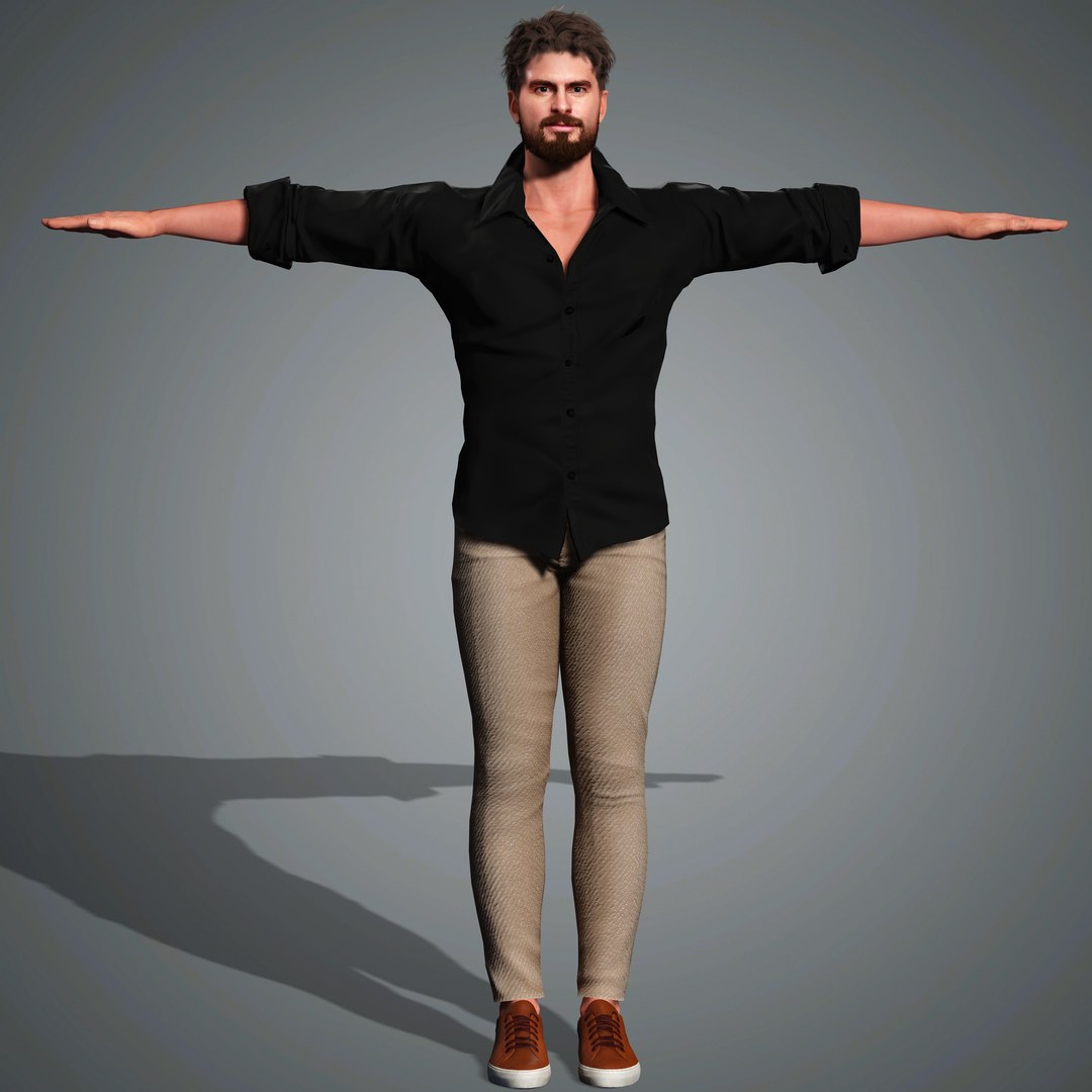Andrew Garfield Character Model - TurboSquid 2325874