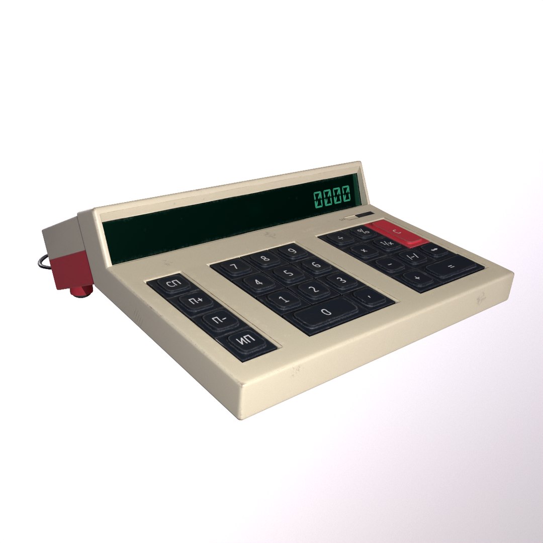 Soviet Calculator Electronic-42 3D Model - TurboSquid 1945611
