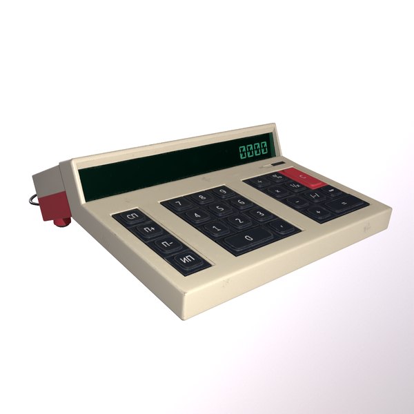 Soviet Calculator Electronic-42 3D model - TurboSquid 1945611