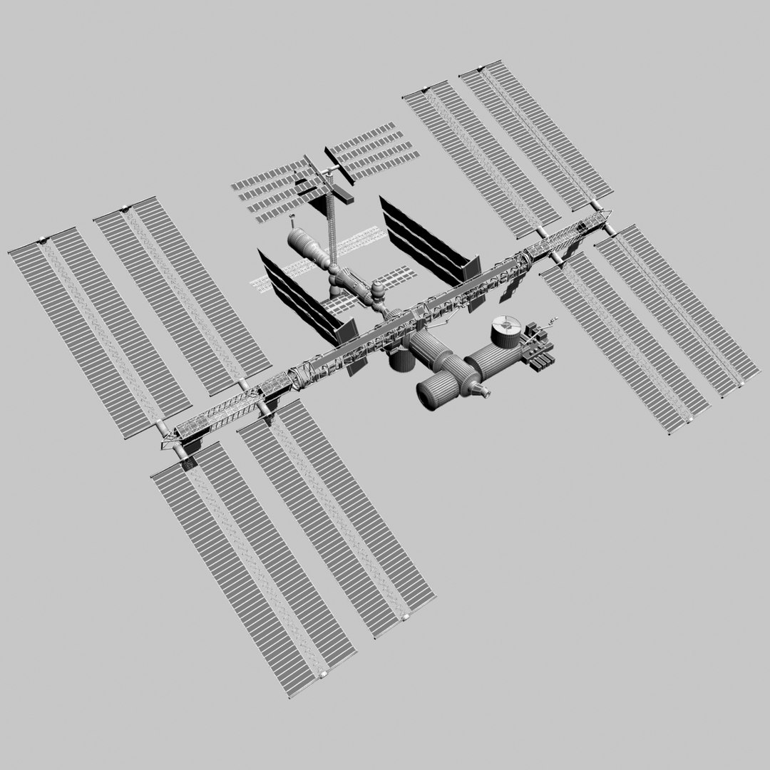 international space station 3d 3ds