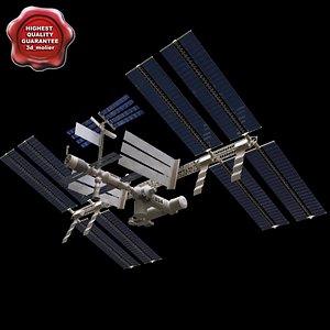 futuristic space station 3ds