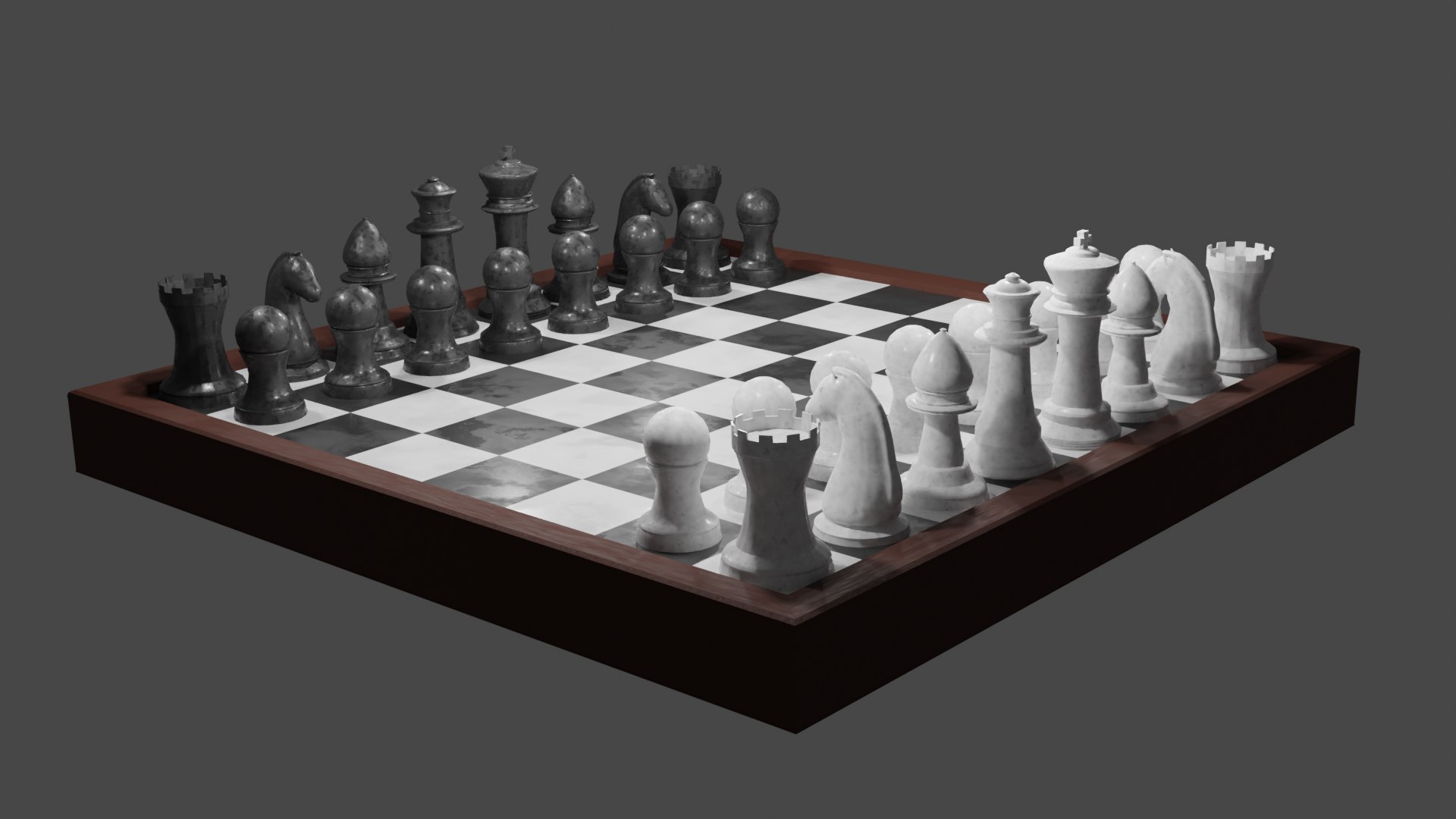 Chess Set 3D - TurboSquid 2010519