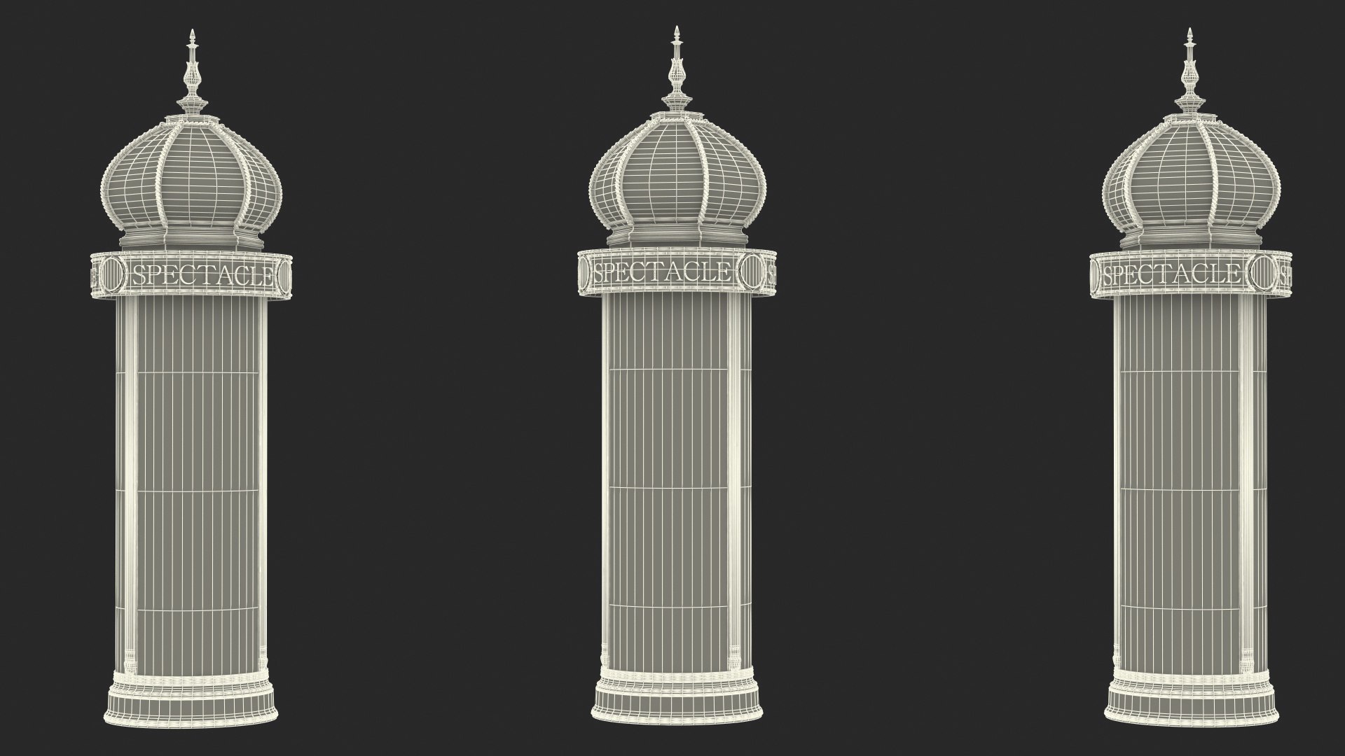 3D morris column model - TurboSquid 1469606