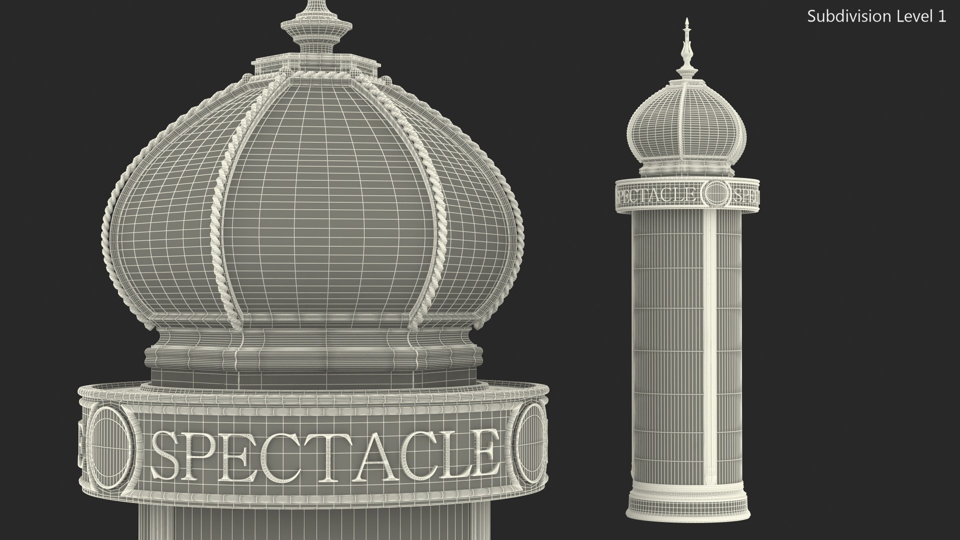 3D morris column model - TurboSquid 1469606
